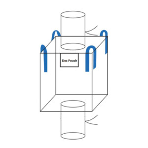 35x35x50 Spout Top Food Grade FIBC with Liner